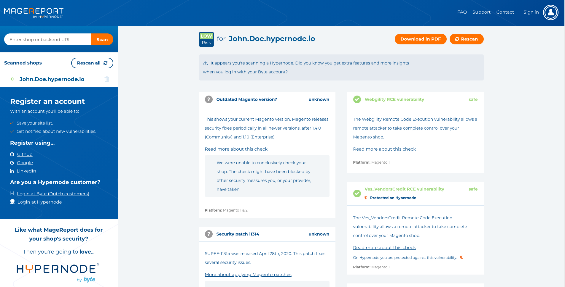 Ecommerce hosting for faster Magento & Shopware webshops